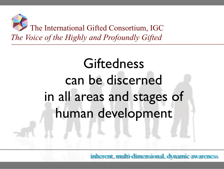 Life Span of Giftedness – The International Gifted Consortium